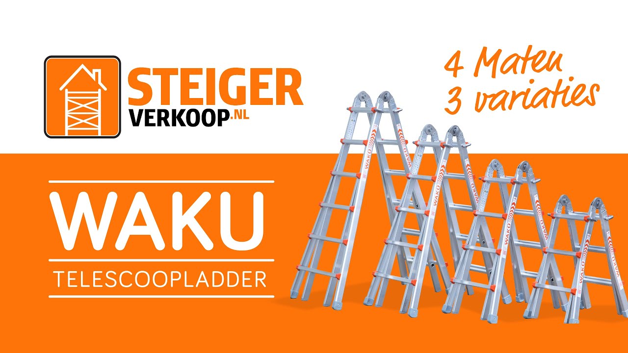 Waku Multifunctionele Ladder - YouTube