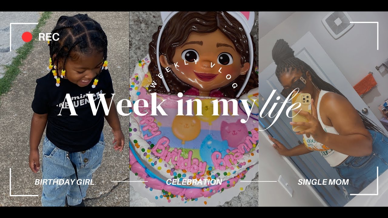 WEEKLY VLOG: SINGLE MOM, DAUGHTERS BIRTHDAY, SUNDAY RESET, GET READY ...