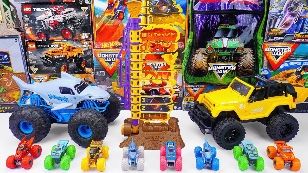 Monster Jam Collection Unboxing Review | Monster Jam Monster Trucks ...