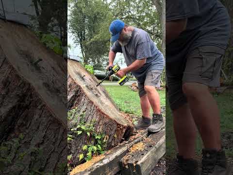RYOBI GEN 2 HAMMER DRILL EDGE BATTERY WILL IT HANDLE MY 13/16 WOOD OWL BIT AND $10.000 TREE STUMP ?
