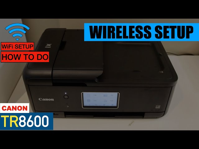 How To Do Wireless WiFi Setup In Canon Pixma TR8520 TR8550, 48% OFF