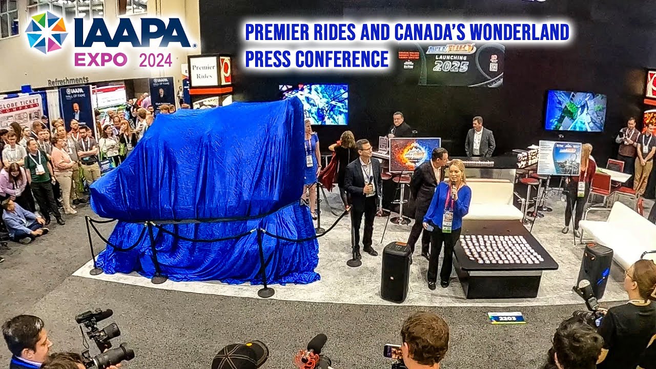 IAAPA 2024 Expo Premier Rides Press Conference Canada's Wonderland ...