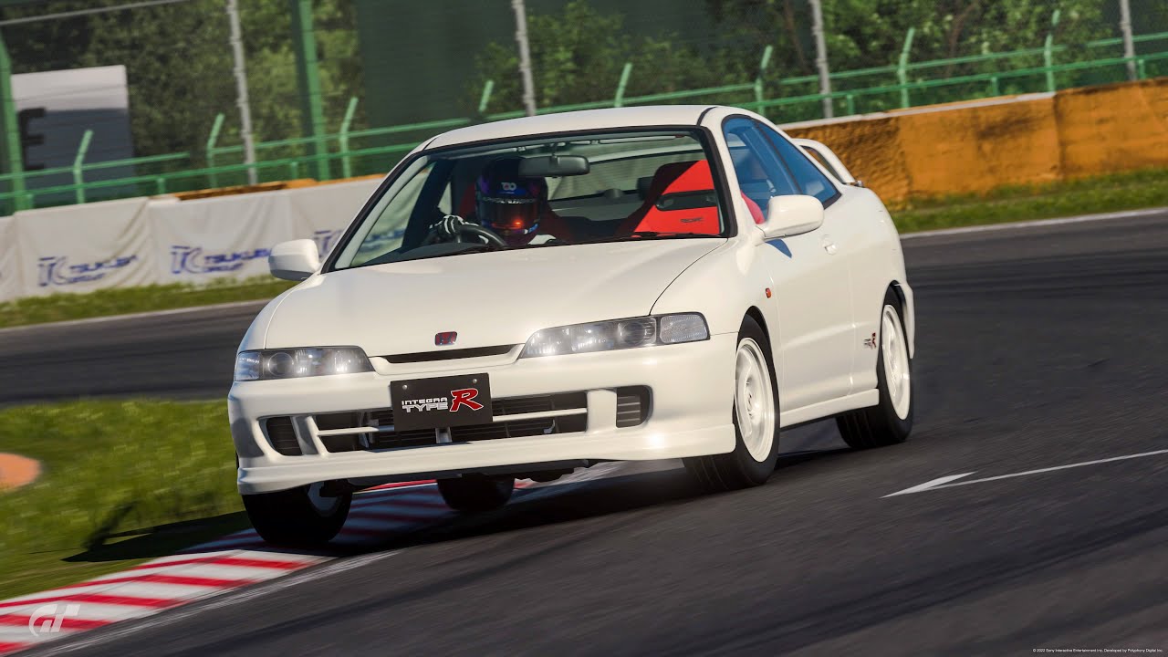 【GT7】ホンダ インテグラ Type R (DC2) '95 筑波サーキット タイムアタック - YouTube