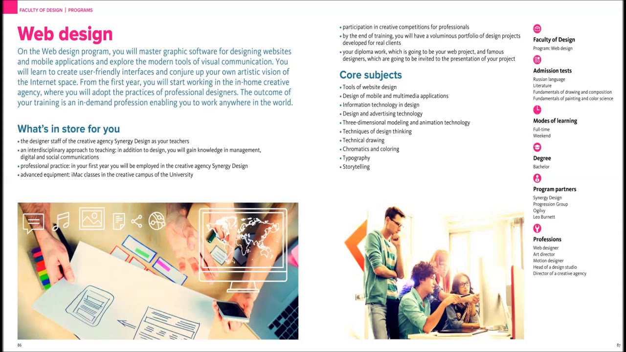 Web Design Program / Bachelor Level at Synergy University: - YouTube