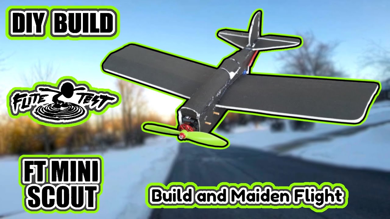 FliteTest Mini Scout - Build (#1) and Maiden Flight - YouTube