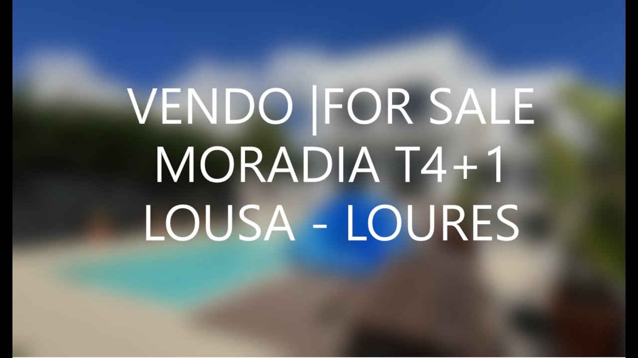 Vendo | For Sale - Moradia Lousa Loures - YouTube