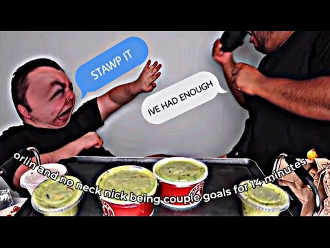 ORLIN AND NO NECK NICK BEING COUPLE GOALS FOR 14 MINUTES 🥰😍😋😝 # ...