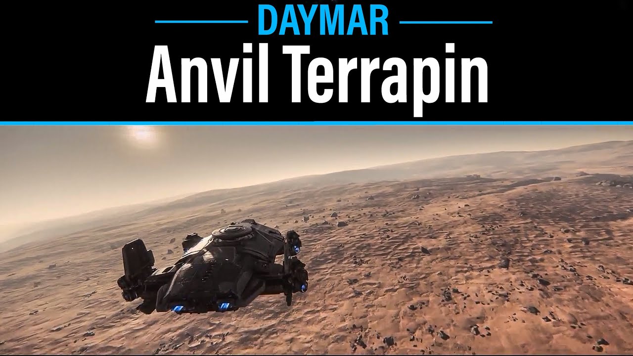 Star Citizen - Anvil Terrapin Over Daymar - 4K - YouTube
