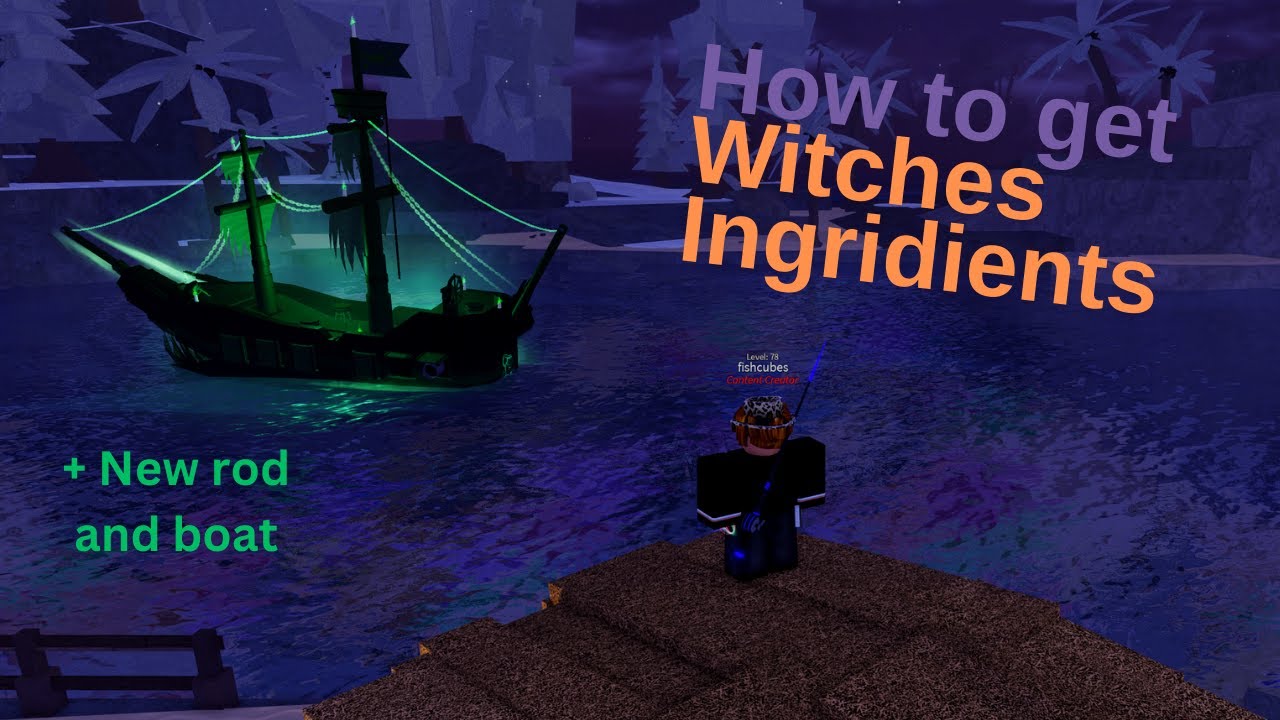 How to find witches ingredient | Roblox Fisch - YouTube