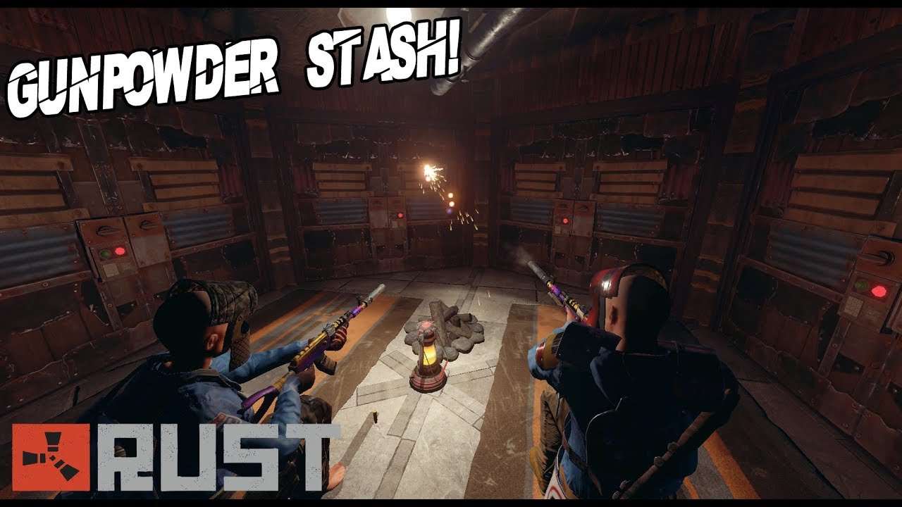 Rust - Stealing a Clan's Gunpowder Stash! (PvP Highlights + Raid) - YouTube