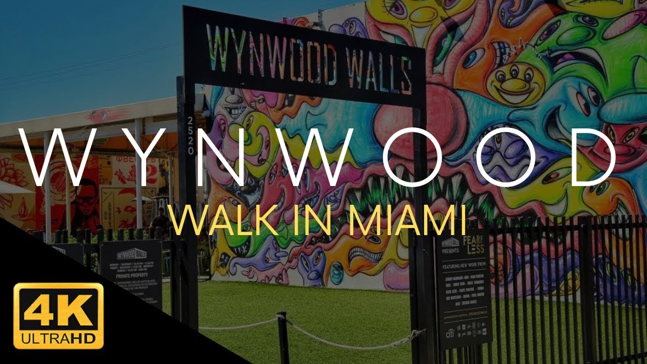 Wynwood Miami Walk 4k Full Tour Video Walls & Art - YouTube