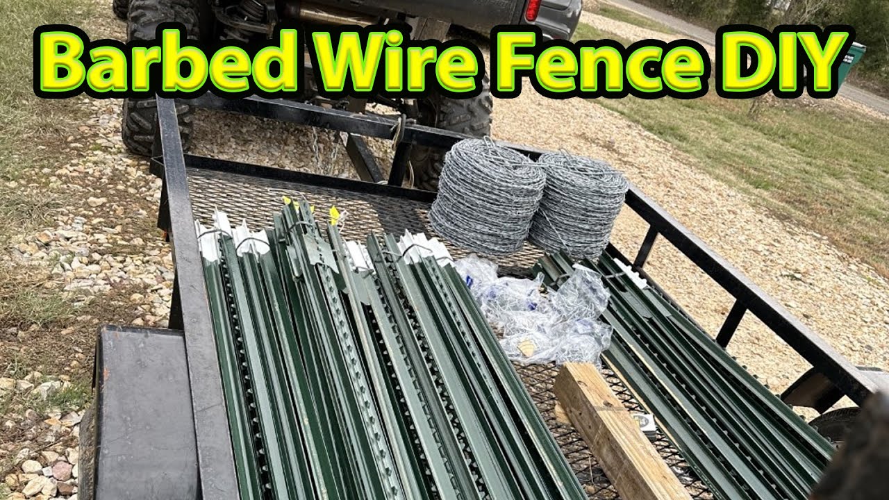 Build a Barbed Wire Fence Better Than Your Neighbors! - YouTube