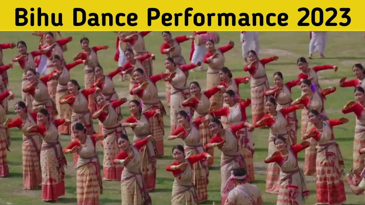 Bihu Dance Performance | Entry Into Guinness World Record | Bihu 2023 ...