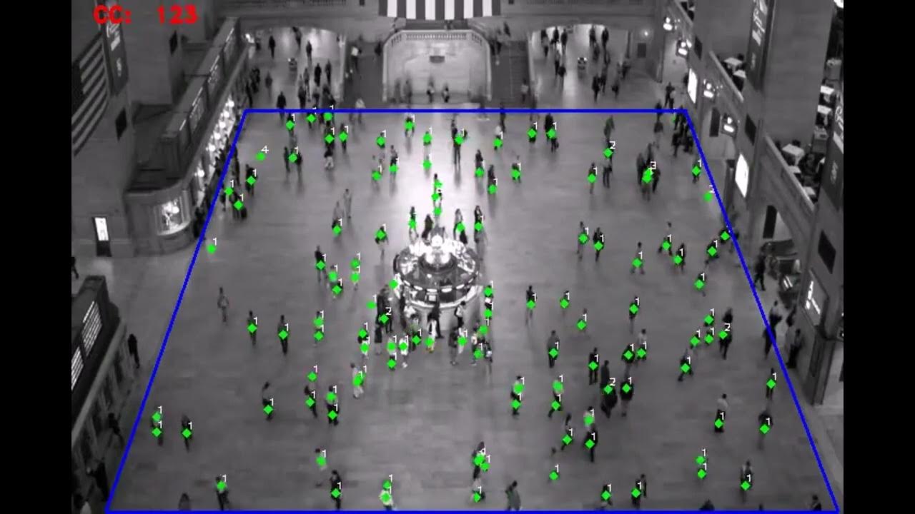 Crowd Counting | Object Tracking and Counting using YOLO Python - YouTube