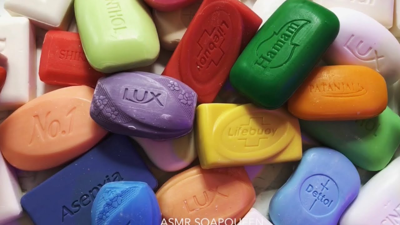 ASMR Soap Haul-Opening/Tapping Sound- SOOTHING ASMR (NO CUTTING) - YouTube