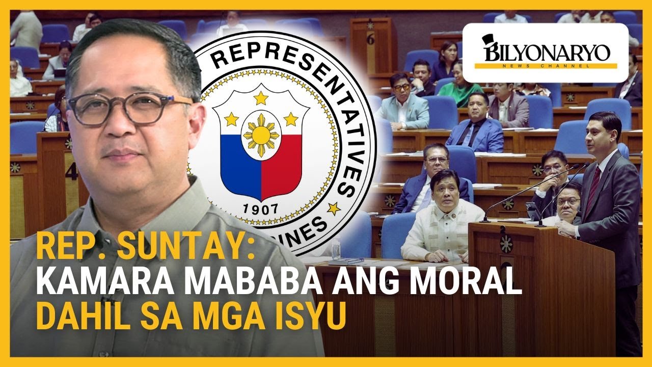 Rep. Suntay: Kamara mababa ang moral dahil sa mga isyu | Politiko ...