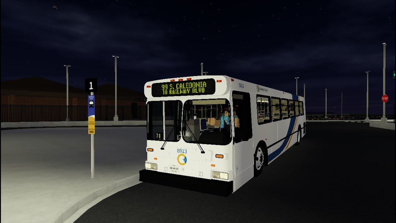 Roblox: Driving Caledonia Transit 1989 NFI D40HF on Route 99: To ...