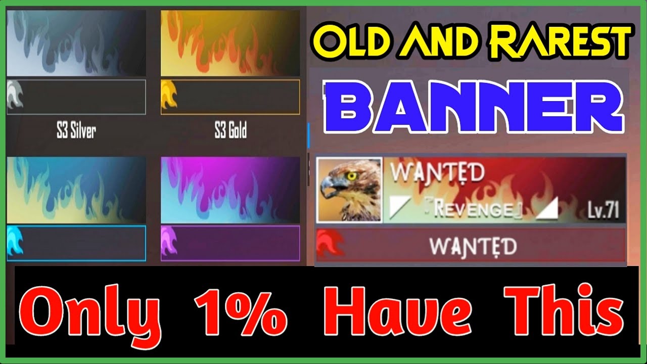 Rare and Oldest Banner Free Fire | Banner Collection Free Fire | Heroic ...