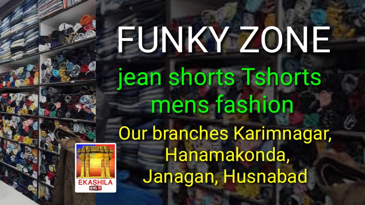 FUNKY ZONE jean shorts Tshorts mens fashion ||ekashilatv #FUNKY #ZONE # ...
