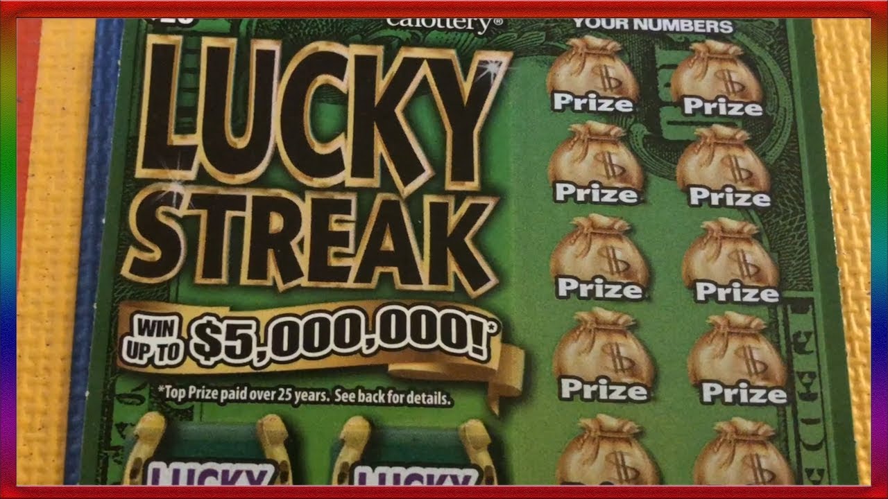 ** Lucky Streak 20 Dollar Scratch Off Ticket ** SL's SCRATCHERS CHANNEL ...