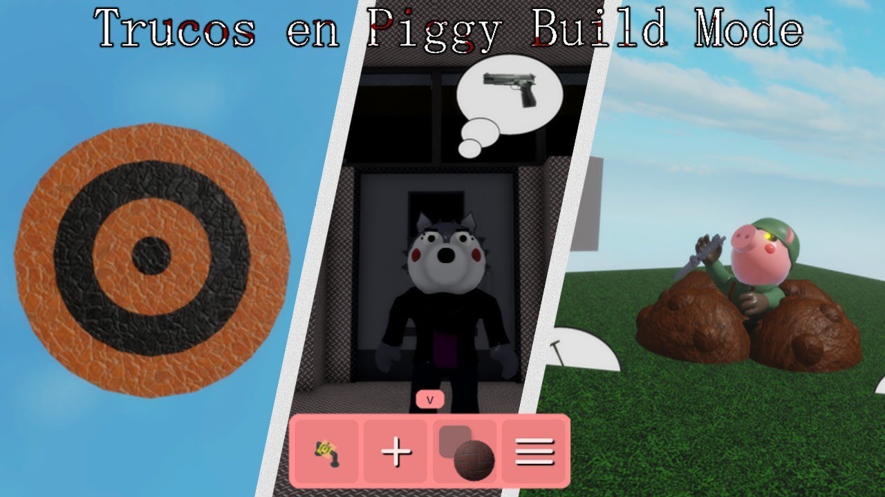 Los 10 MEJORES trucos de Piggy Build Mode 🛠️🛠️ - YouTube