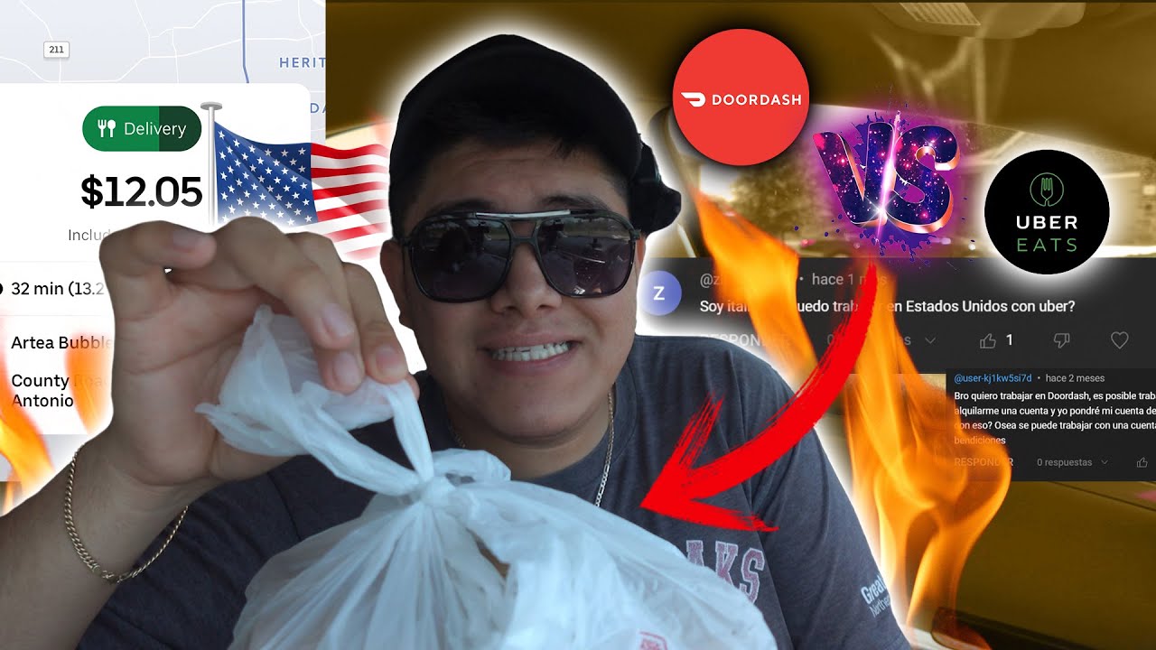 Cual Es Mejor Uber Eats Or Doordash Angel Guevara Youtube