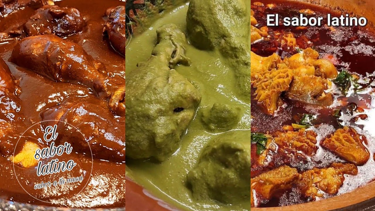 🔴¡Menú Completo de Comida Típica Mexicana! 3 Recetas Que no pueden ...