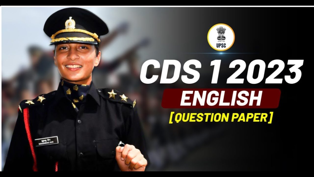 LIVE SESSION FOR CDS ENGLISH|HOW TO ATTEMPT CDS ENGLISH PAPER||LAST TWO ...