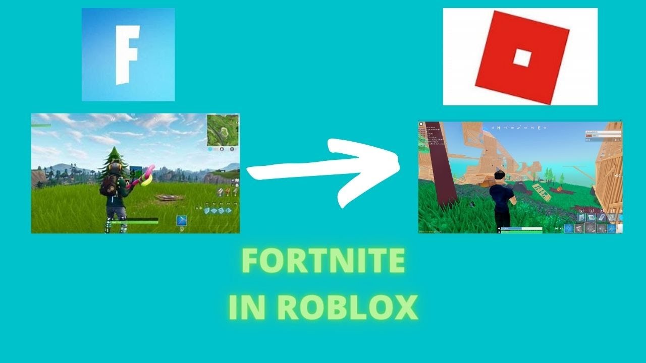 Fortnite In Roblox - YouTube