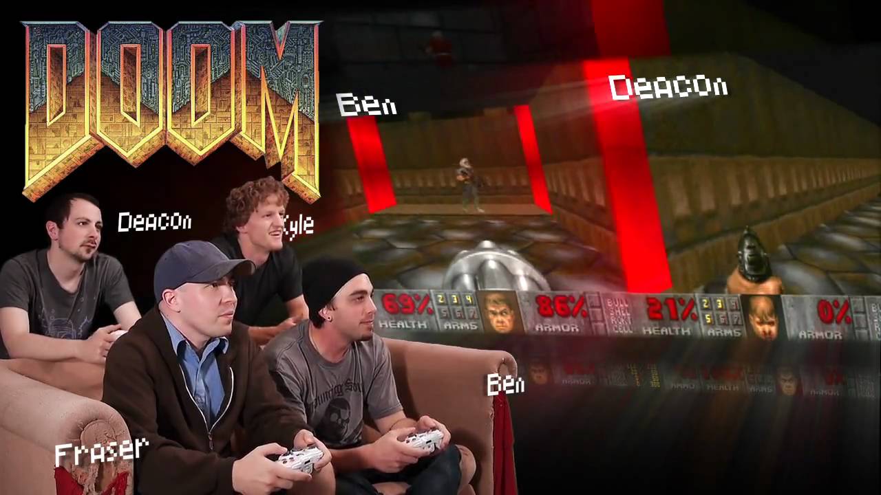 DOOM Co-Op BOSS BATTLE! - Video Games AWESOME! - YouTube