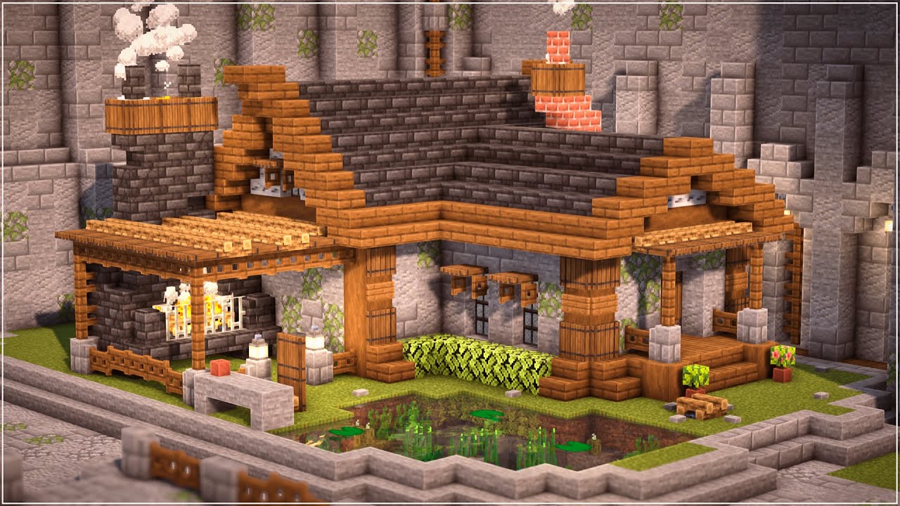 Cidade Medieval | Como Construir a Casa do Ferreiro | Minecraft ...