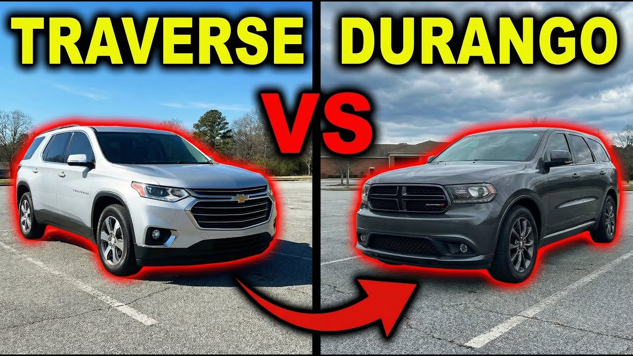 Chevrolet Traverse vs Dodge Durango - YouTube