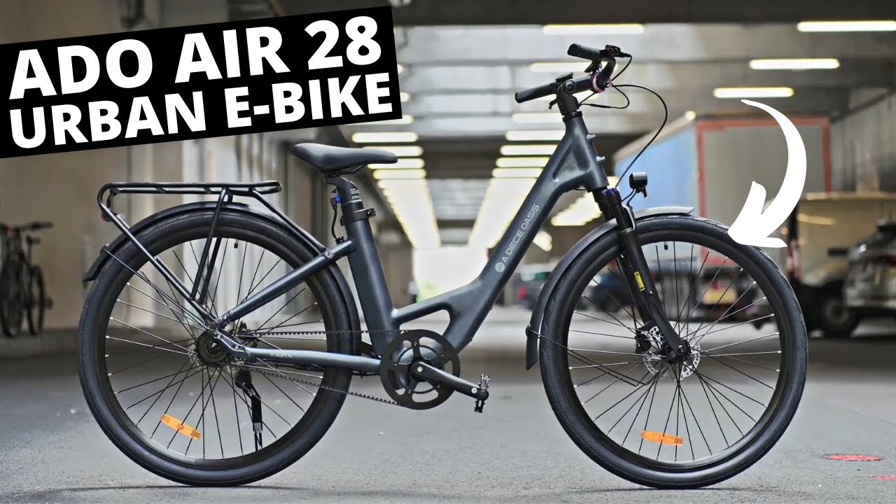 ADO Air 28 PREVIEW: 100KM Range Urban Electric Bike! Is It Really Good ...