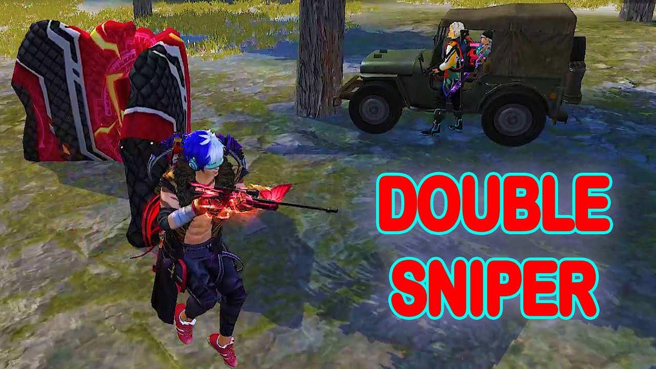 DOUBLE SNIPER SOLO VS SQUAD || FREE FIRE - YouTube