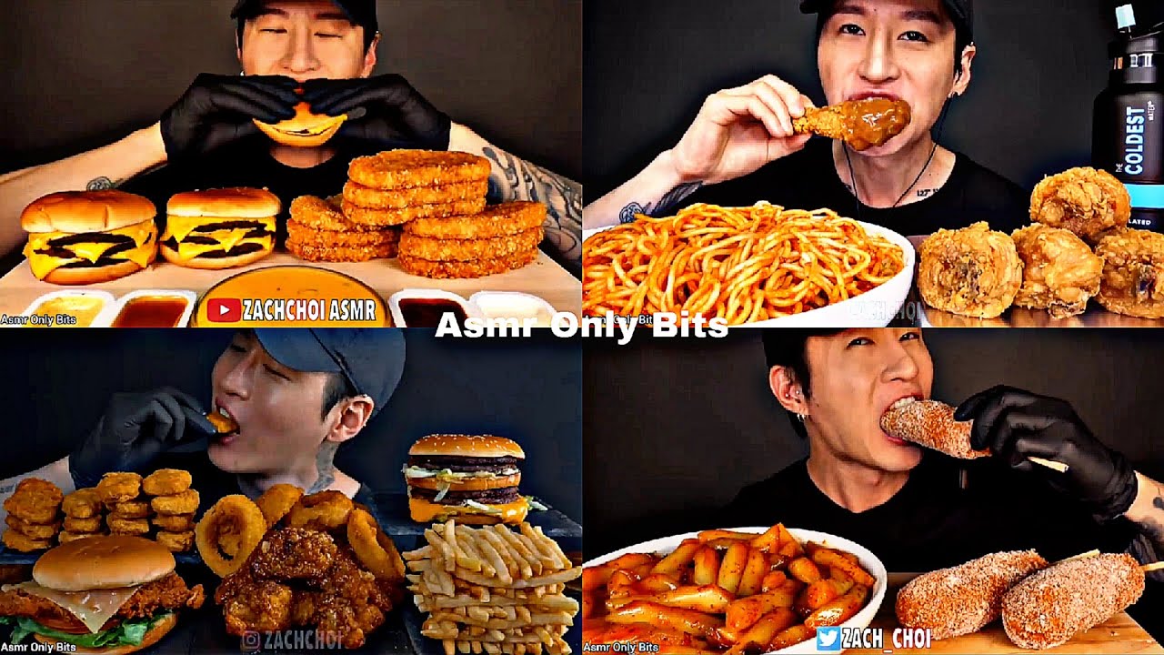 ASMR Zach Choi Compilation//Compilation///no talking///Bites only ...