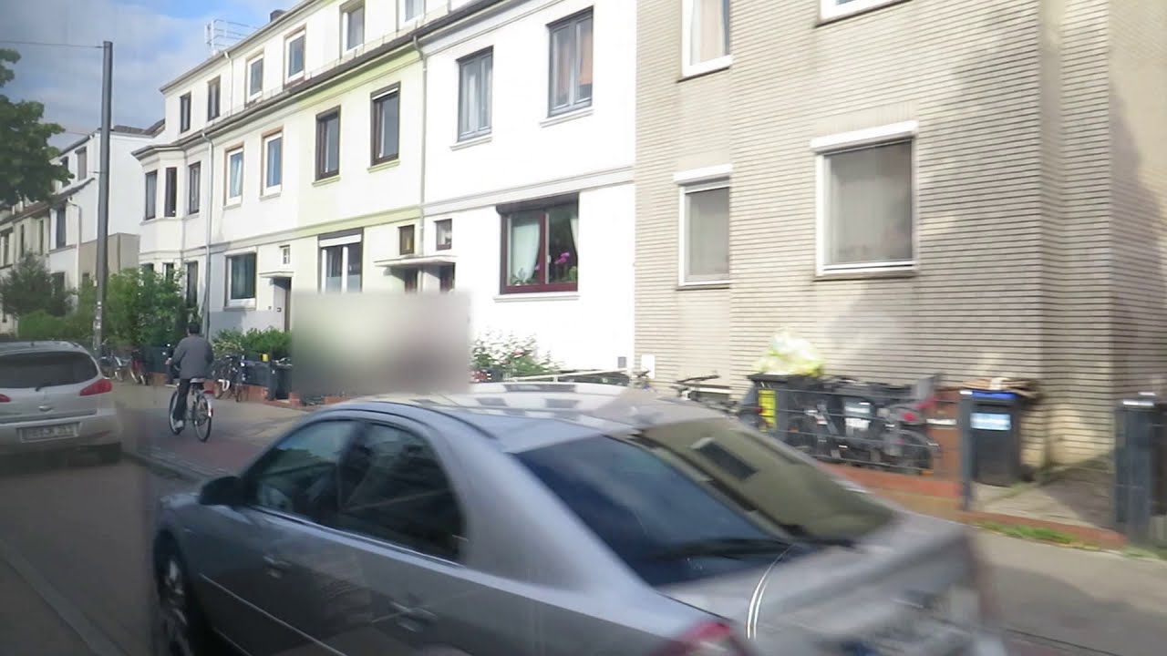 Straßenbahn Bremen Mitfahrt (Tram ride) Linie 1 | Duckwitzstraße ...