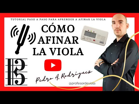 ¿CÓMO AFINAR LA VIOLA? Descúbrelo aquí con este TUTORIAL guiado PASO A PASO 🚀 - YouTube