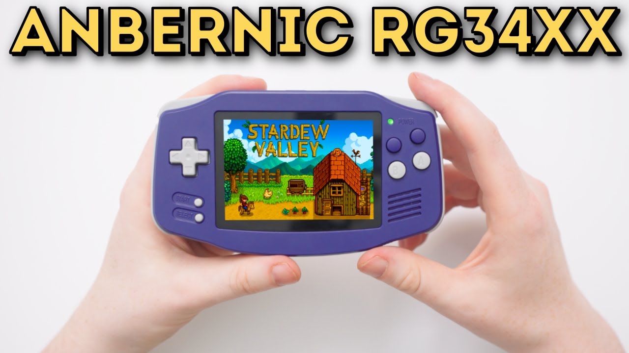 Anbernic RG34XX First Look & Tests - YouTube