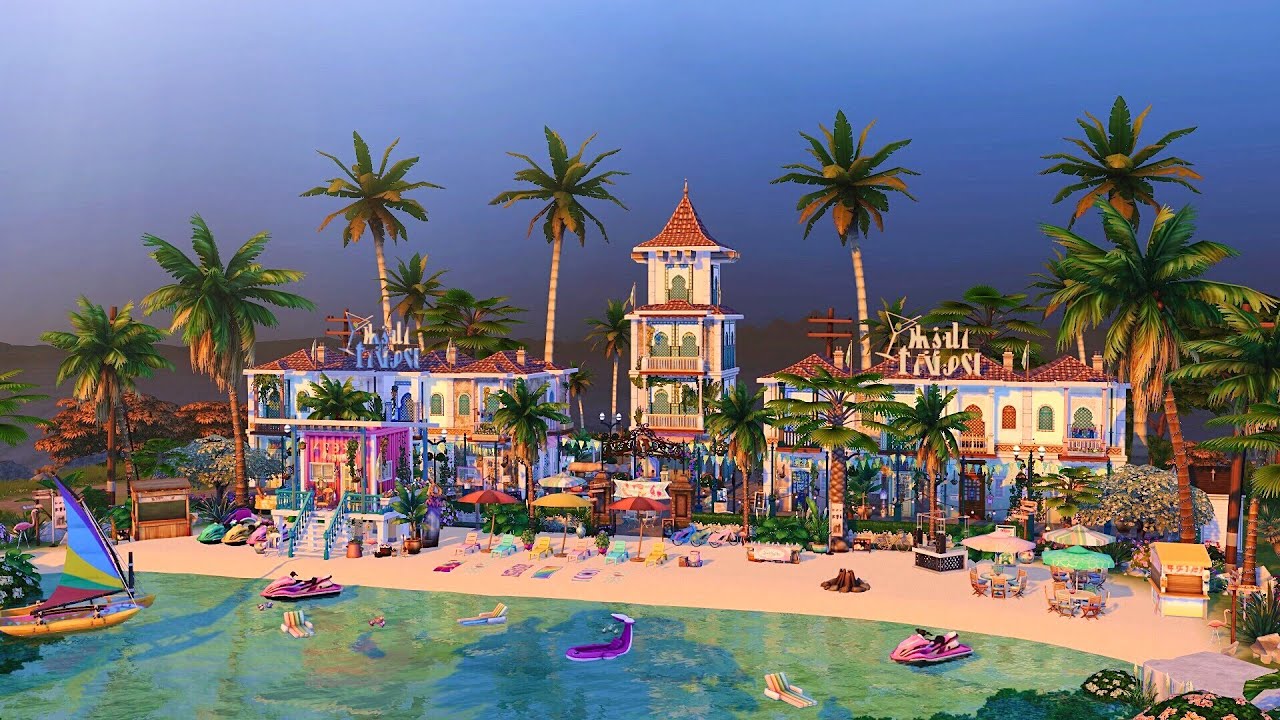 Street Carnival • The Sims 4 • No CC | Speed Build - YouTube