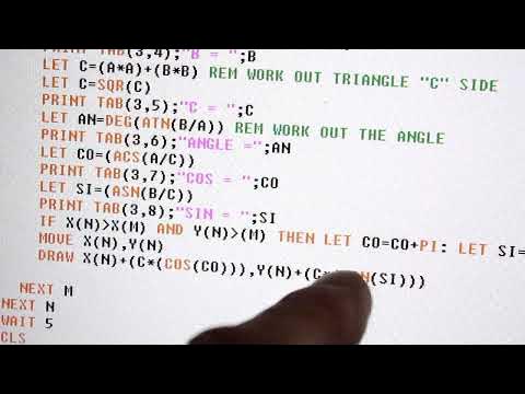 I wrote a 2D Gravity Simulator in BBC BASIC. - YouTube