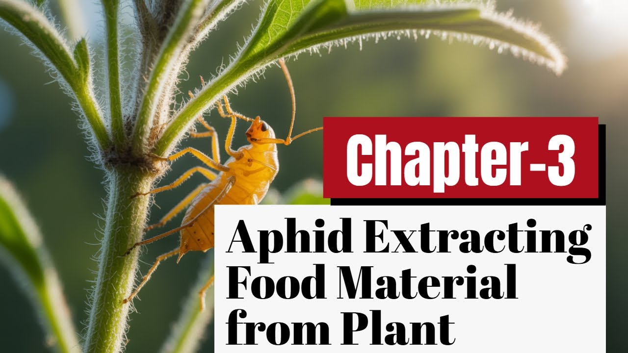 Aphid Extracting Food Material from Plant #siapublishers #class10 # ...