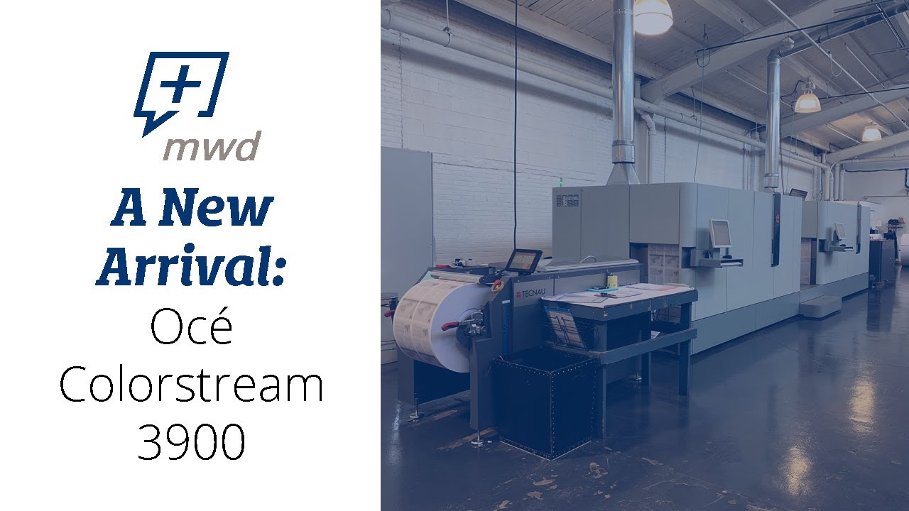 A new arrival: Océ Colorstream 3900 - YouTube
