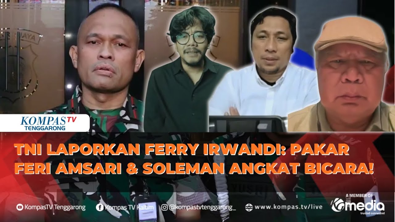 Langkah TNI Laporkan Ferry Irwandi, Ini Analisis Pakar Feri Amsari ...