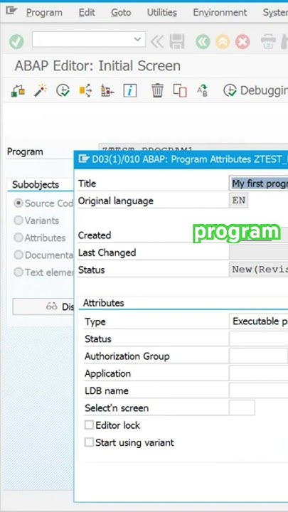 SAP ABAP tutorials #sapabap #abapbasics#abapprogramming - YouTube