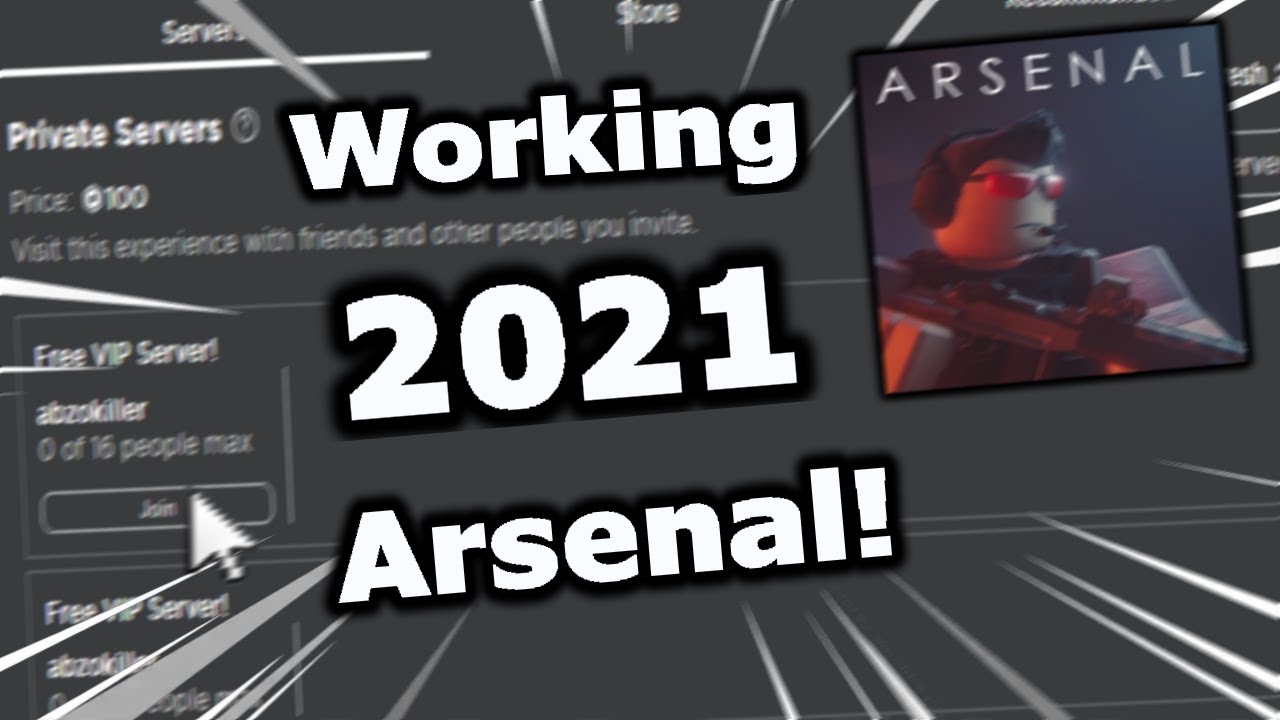 Arsenal VIP Server 2021 (Working) - YouTube