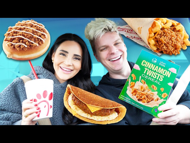 Eating New Limited Fast Food Items for 24 Hours! - Videos For Kids