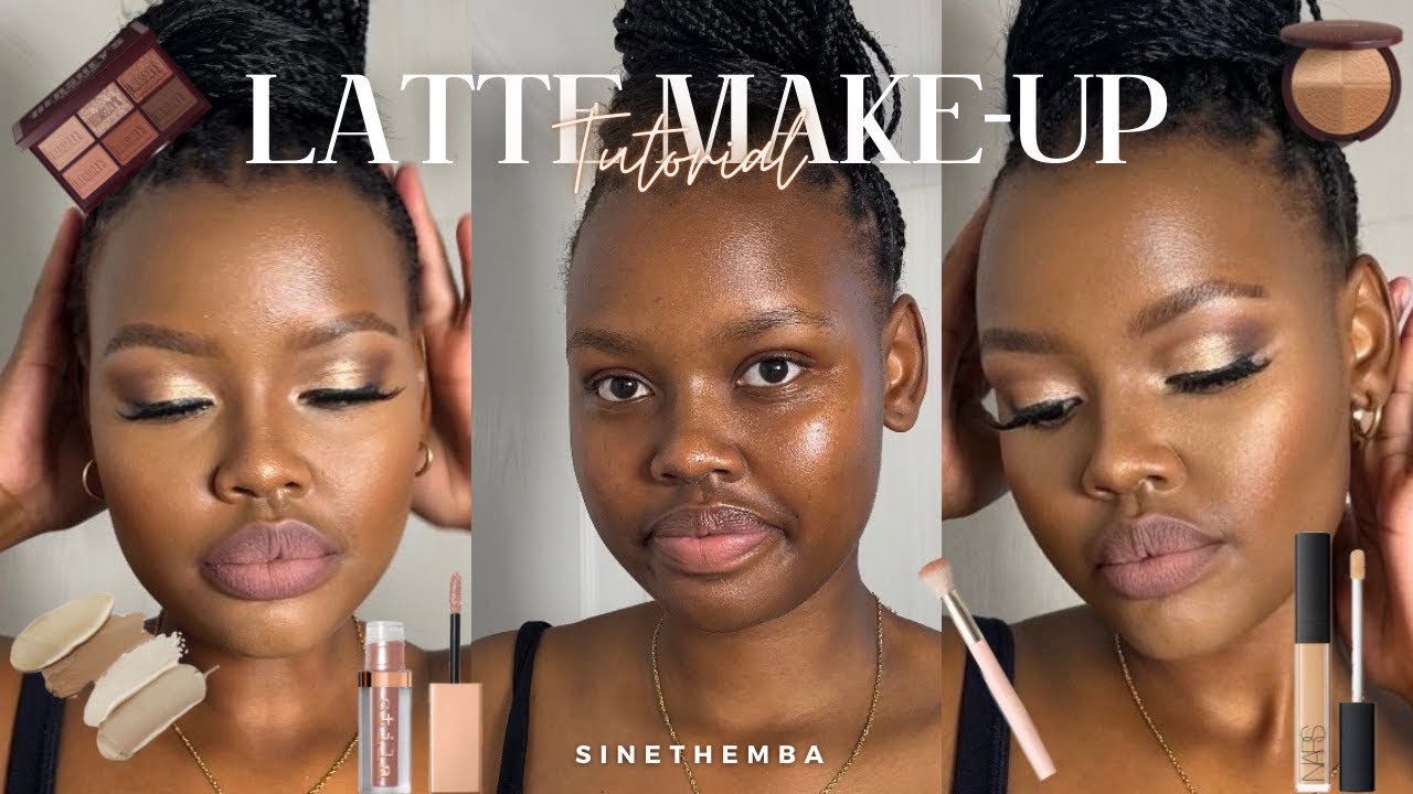 LATTE MAKE UP TUTORIAL🤎 (SIMPLE & QUICK TUTORIAL) 🇿🇦 - YouTube