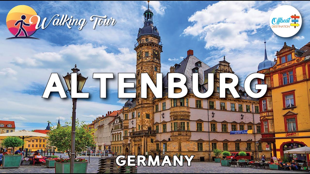 Altenburg Germany 🇩🇪 Walking Tour 4k 60fps I A Historical Walking ...