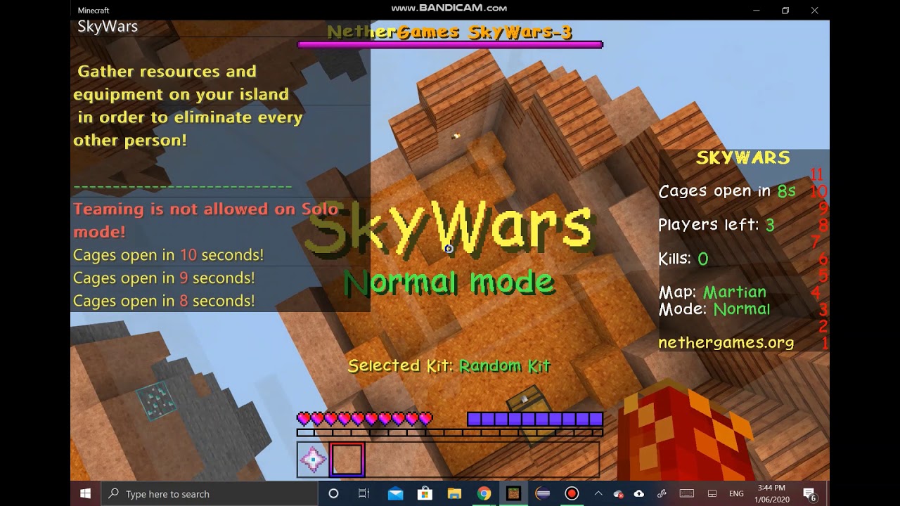 Skywars Gameplay - YouTube