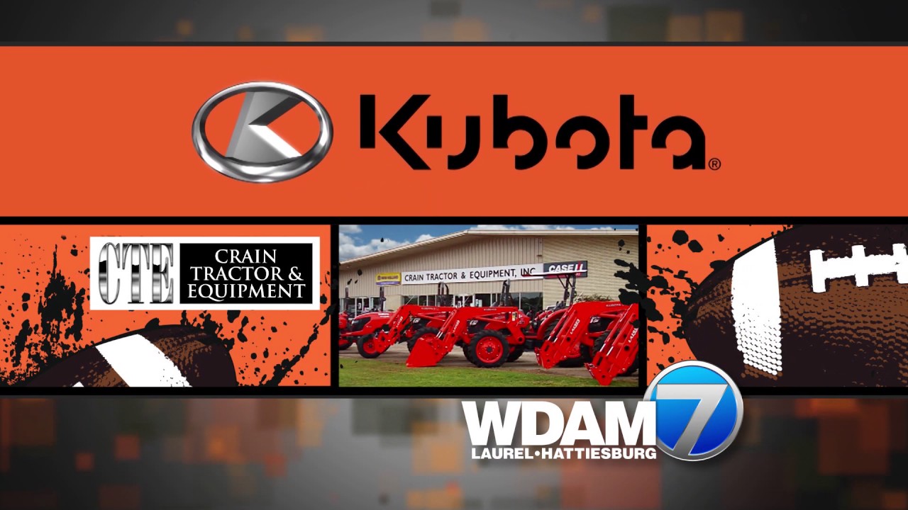 WDAM ID - Crain Tractor & Equipment - Kubota Football ID - YouTube